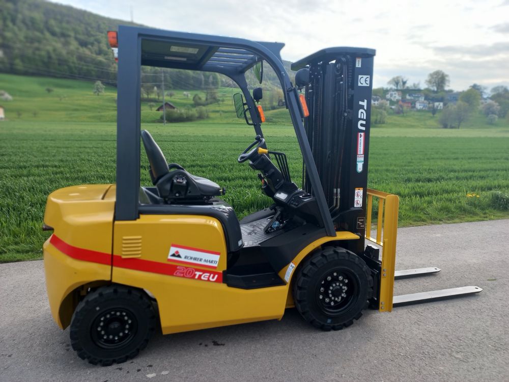 TEU Dieselstapler Stapler 2,0T 4,8m Freihub Partikelfilter (Neu (gemäss ...