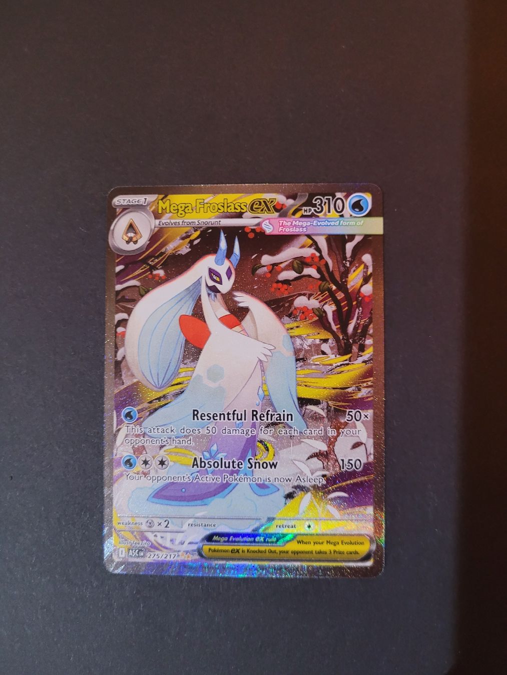 Pokémon Mega Froslass EX 275/217 ASCENDED HEROES (Neu (gemäss ...