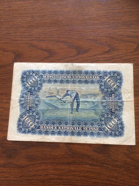Alte 100er - Note 16. Sept. 1930 | Kaufen auf Ricardo