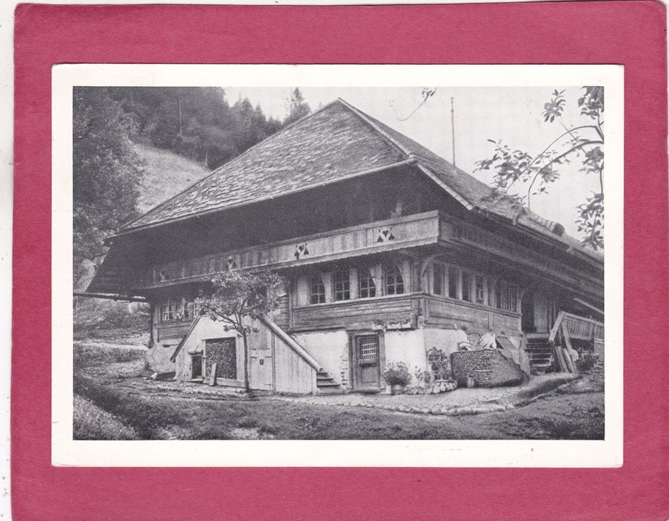 Berner Bauernhaus Emmental Heimatschutz Werbekarte Jwag 1938 | Kaufen ...