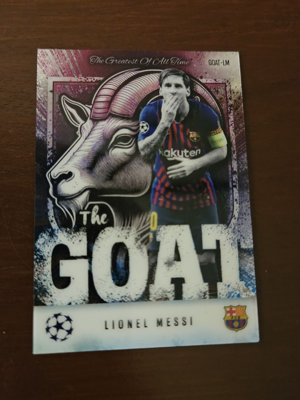 Lionel Messi GOAT Karte - Ein Muss für jeden Fan! (Neu (gemäss ...