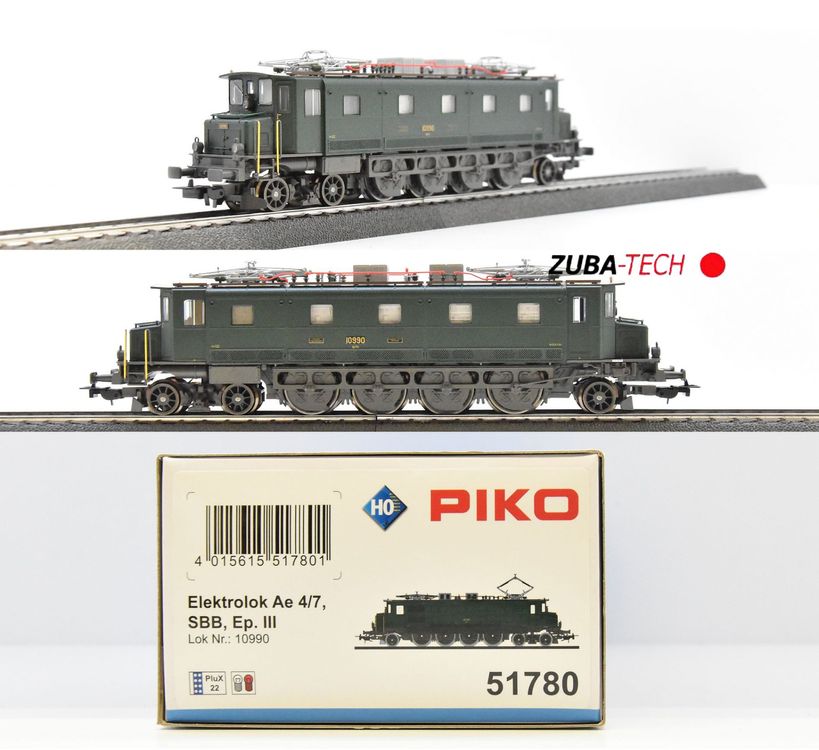 Piko 51780 E-Lok Ae 4/7 SBB H0 GS Analog mit OVP (Neu (gemäss ...