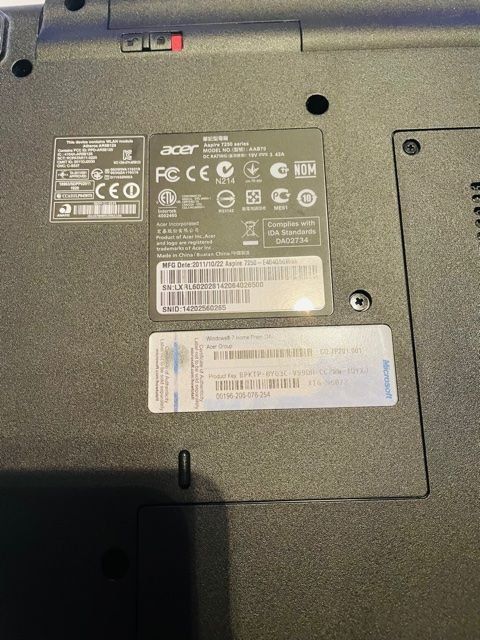 ACER Aspire 7250 Laptop (Gebraucht) in Fällanden für CHF 59 – mit ...