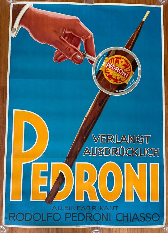 Originalplakat Pedroni, 1933 (Gebraucht) in Dietikon für CHF 190 – mit ...