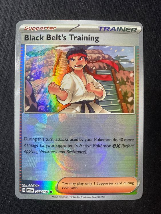 Black Belts Training 98 Pokeball Prismatic Evolutions En Neu Gemäss Beschreibung In