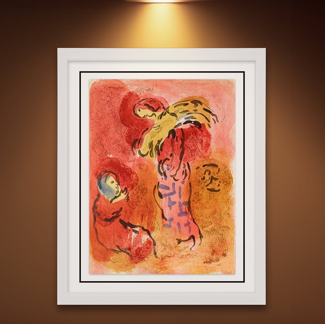 Original-Lithographie Marc Chagall - Bible - Ruth glaneuse (Gebraucht ...