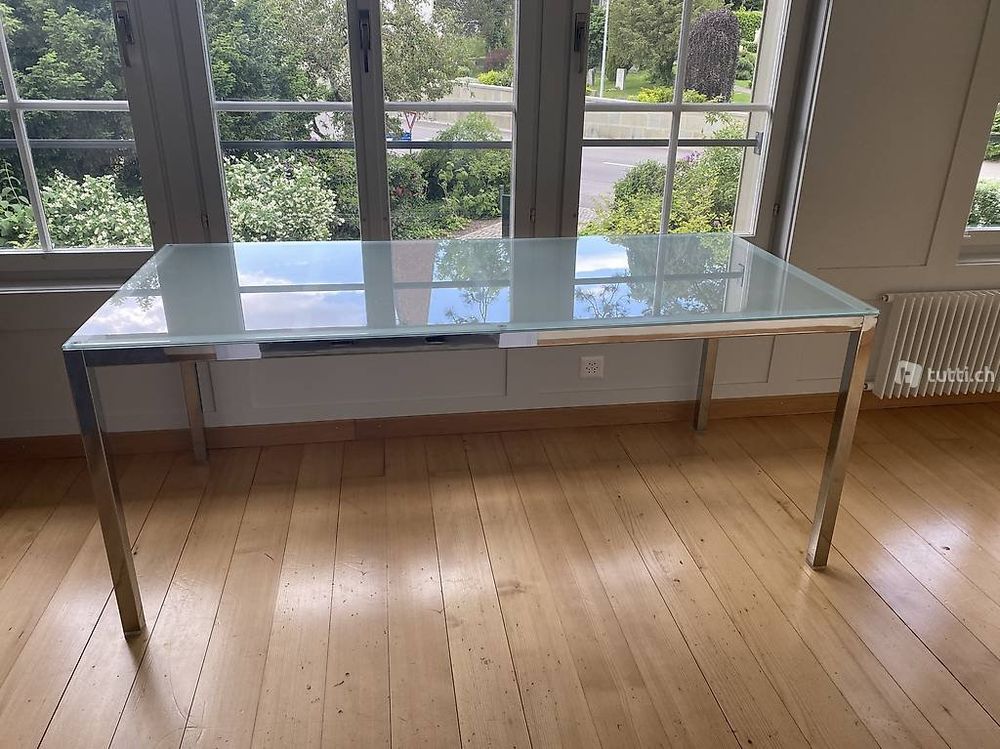 Erstaunlich Ikea Glastisch Metall Bild