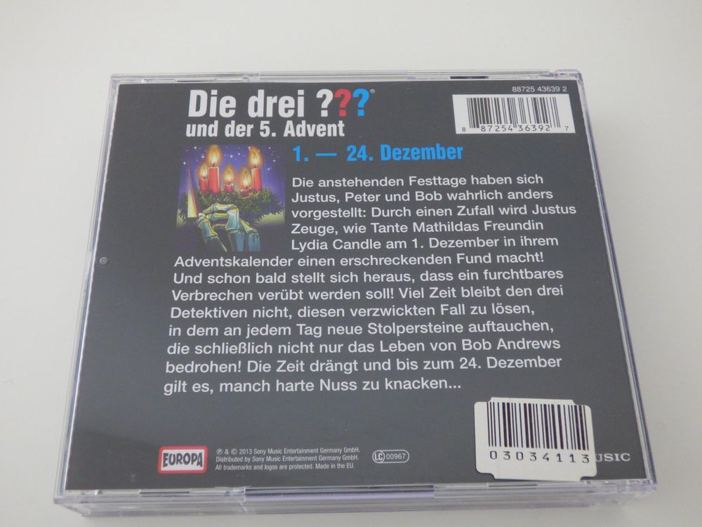 die drei fragezeichen und der 5. Advent (Gebraucht) in Zürich für CHF 9 ...