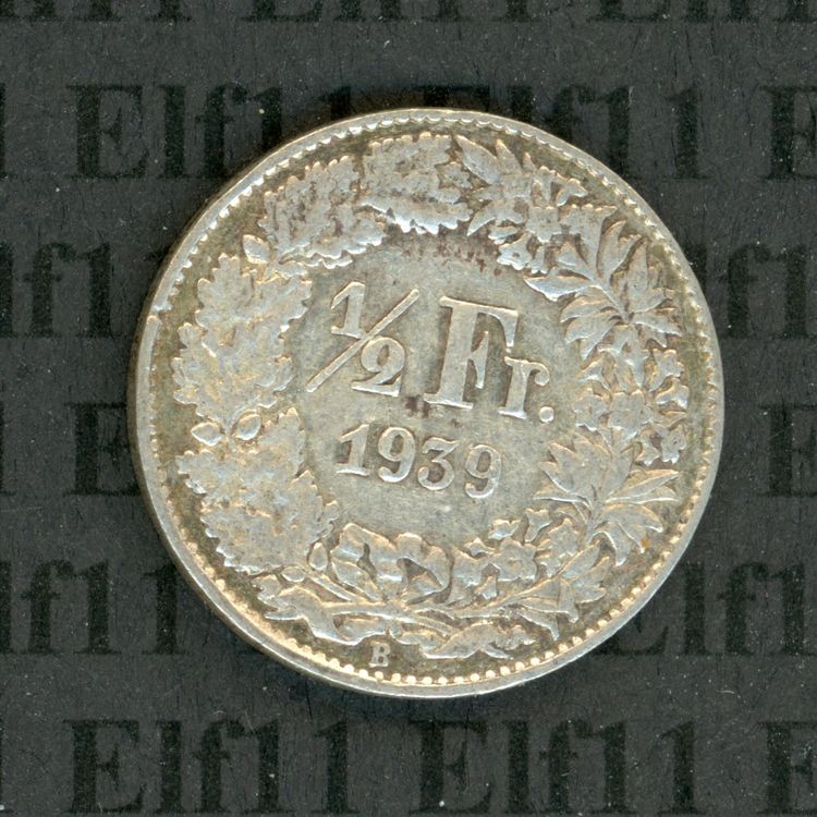 CHF___0.50 1939 -vz 50 Rappen | Kaufen auf Ricardo