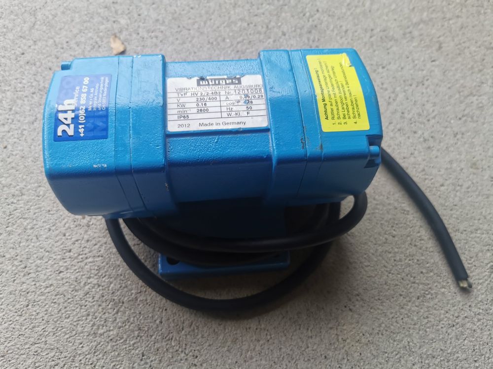 Würges Vibtationsmotor Typ HV2/2-4B2 (Neu (gemäss Beschreibung)) in Linden für CHF 200 – mit ...
