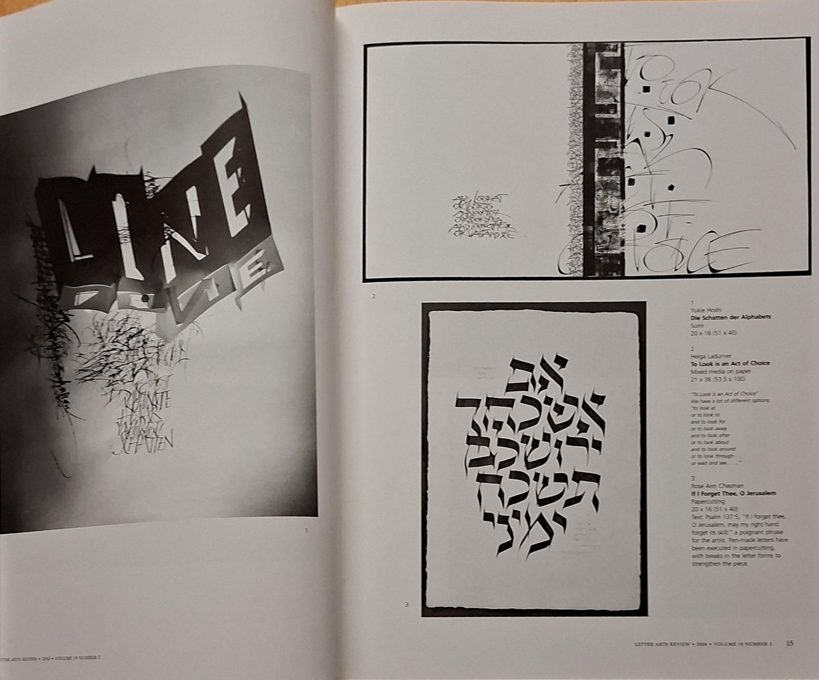 Letter Arts Review Magazin, Volume 19, Nummer 3 (Neu (gemäss ...