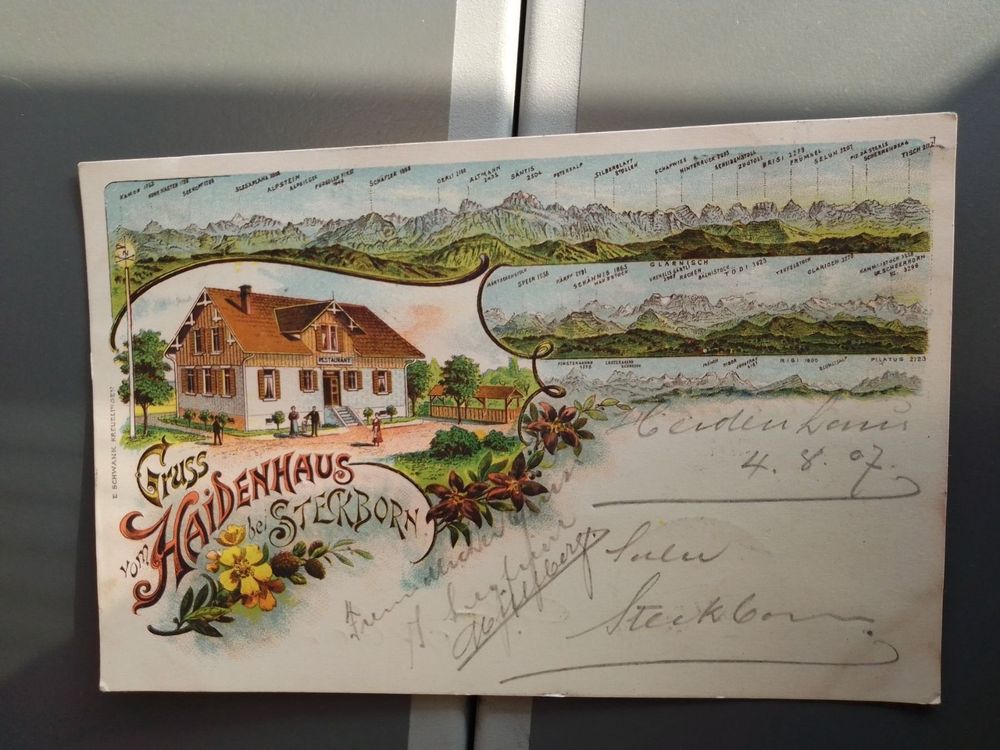 Litho PK / Gruss vom Haidenhaus bei Steckborn (Gebraucht) in Brugg AG für CHF 25 – mit Lieferung ...