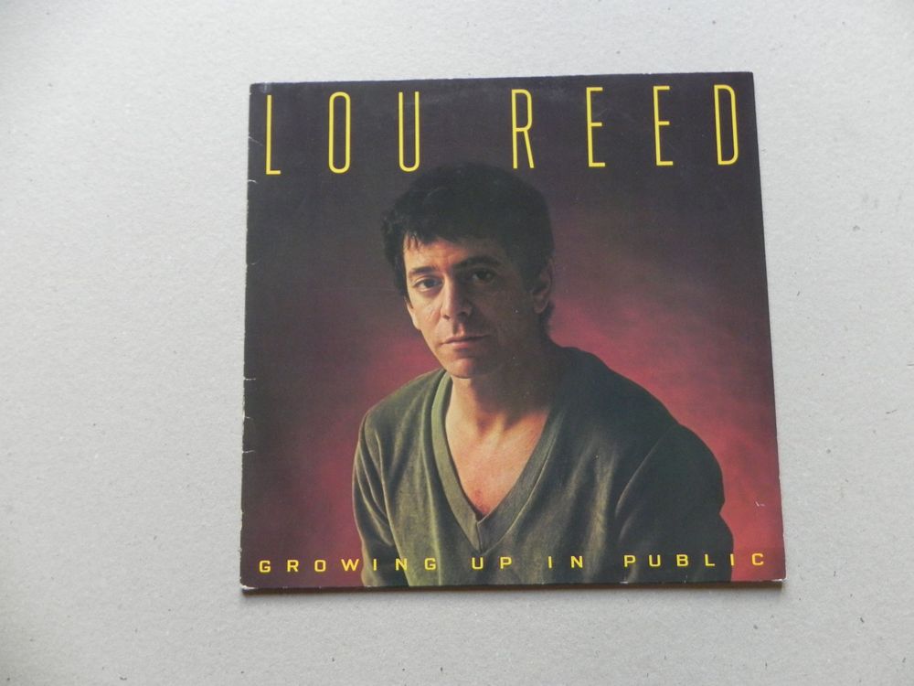 LP USA Rock Gitarrist Sänger Lou Reed 1980 Growing up in .. (Gebraucht ...