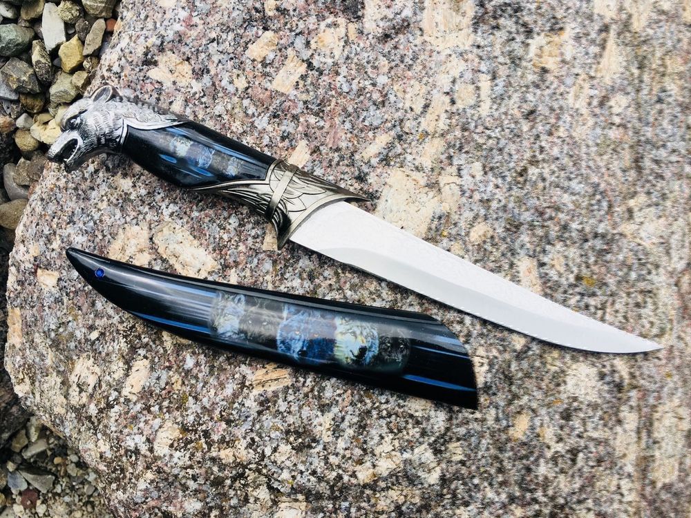 Wolf Wolfsrudel Sammler Messer 33cm (Neu und originalverpackt) in ...