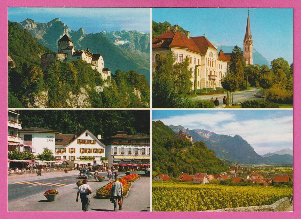 Vaduz Fürstentum Liechtenstein 4-Bild Karte (Gebraucht) in Einsiedeln für CHF 1 – mit Lieferung ...