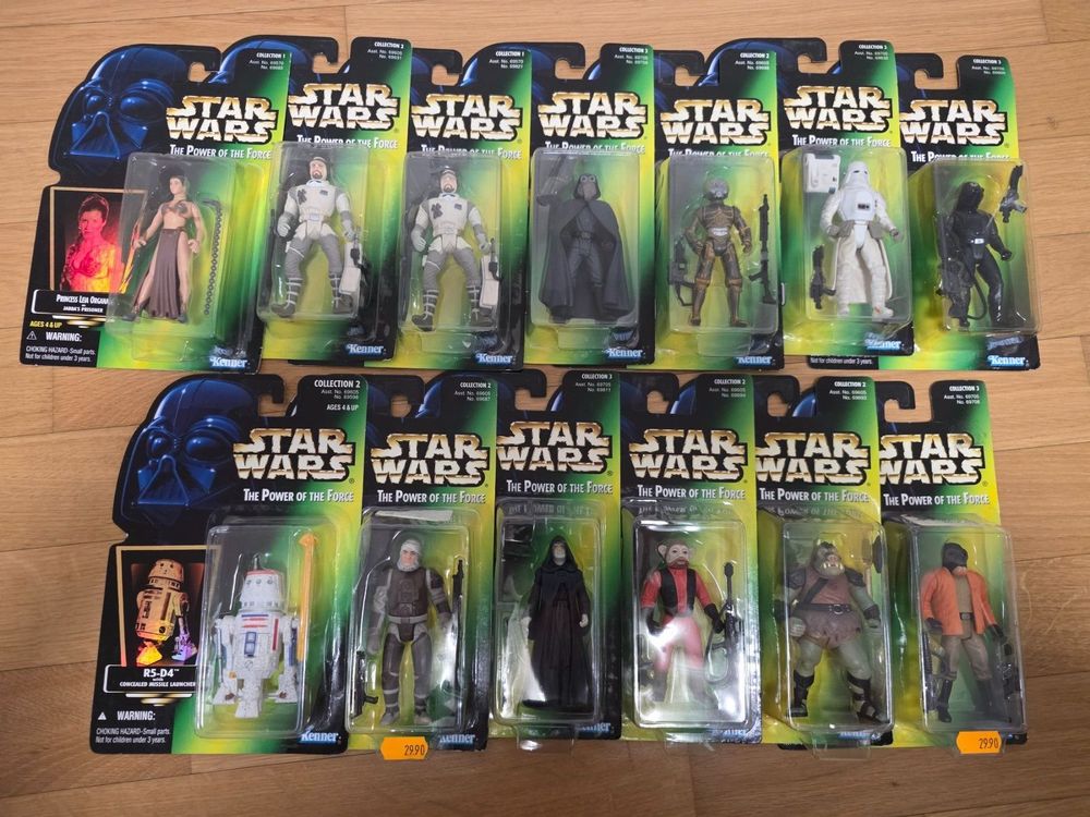 Wunderschöne Star Wars Kenner Figuren Fotos