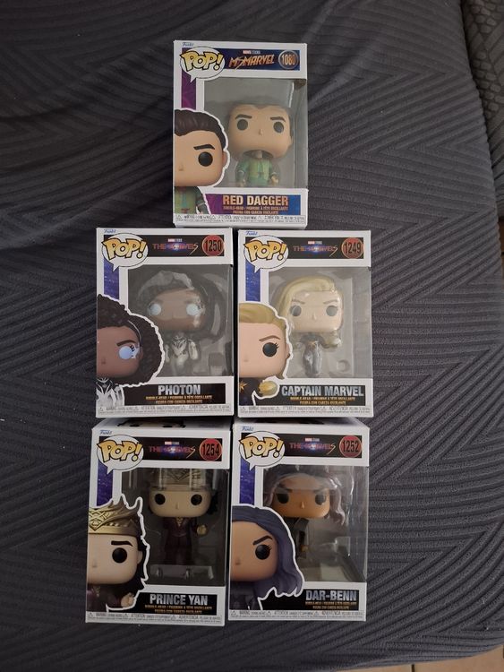 Funko Pop The Marvels: Red Dagger, Photon, Prince Yan... (Usato) a ...