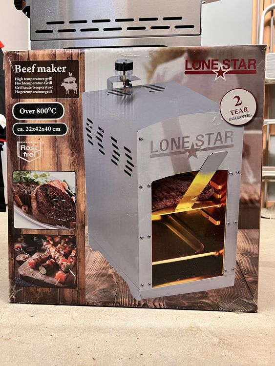 Lone Star Beef Maker Hochtemperaturgrill 800°C (Gebraucht) in ...