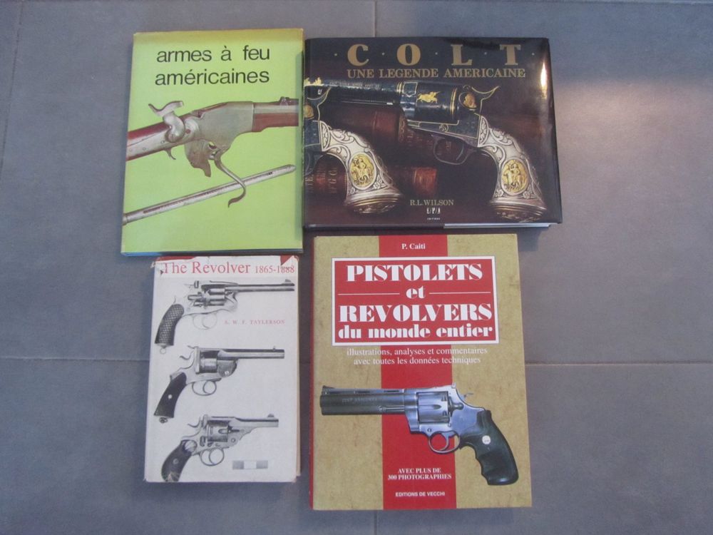 lot de 4 livres armes à feu US Colt | Kaufen auf Ricardo