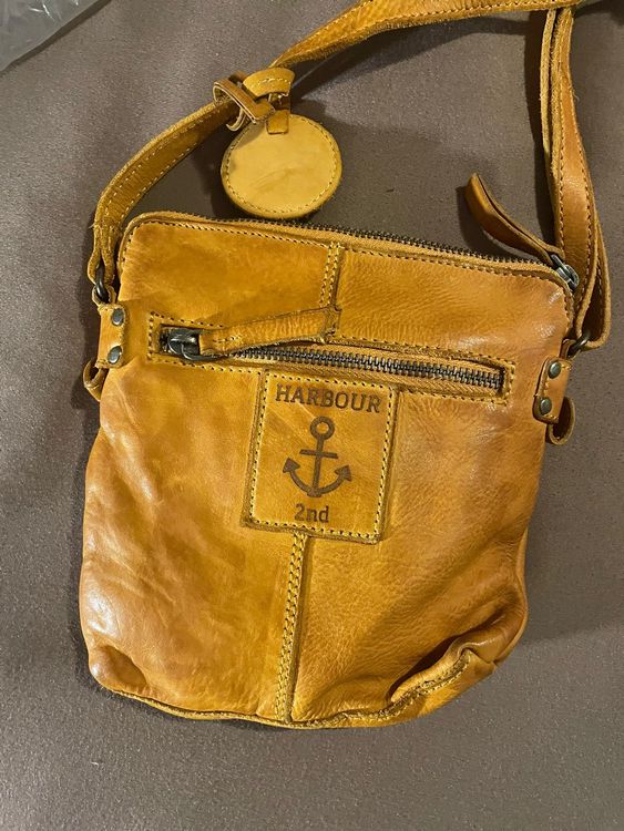 kleine Lederhandtasche Taliza von Harbour 2nd, senfgelb, NEU | Kaufen ...