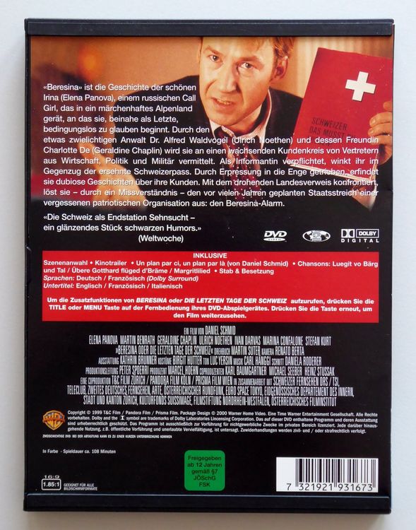 DVD Beresina oder die letzten Tage der Schweiz, D. Schmid (Gebraucht ...
