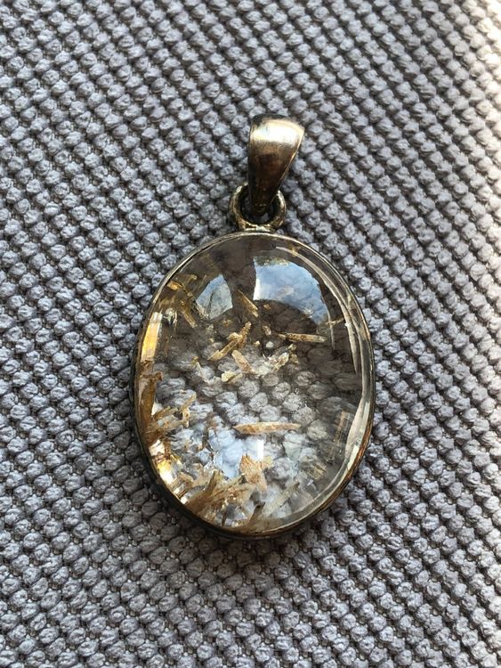 Rutil Quarz Anhänger in 925 Silber !!! | Kaufen auf Ricardo