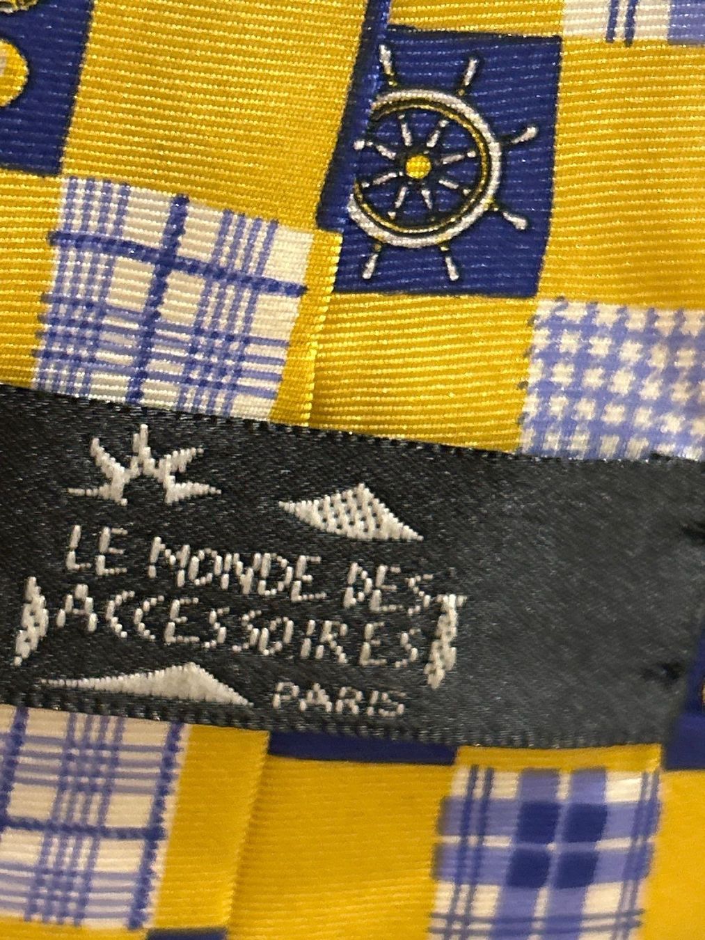 Krawatte Nautik Motiv von Le monde des accessoires100% Seide (Neu und ...