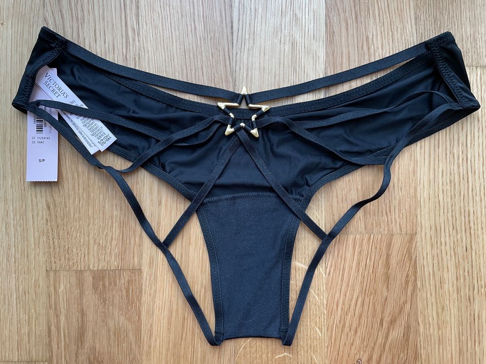 Victoria’s Secret Star Hardware Strappy Cheeky Panty S NEW (Neu und ...