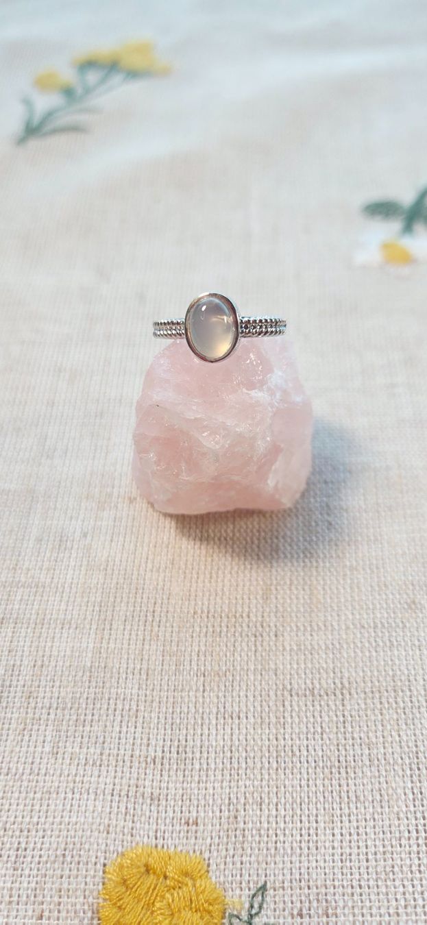 NEW - Silver Plated Fluorite Ring (Adjustable) (Neu (gemäss ...