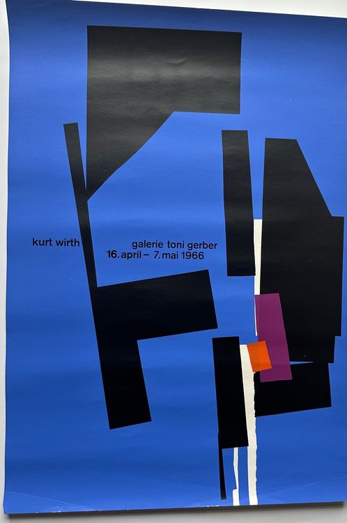 Kurt Wirth Ausstellungsplakat, Galerie Toni Gerber (Neu (gemäss ...