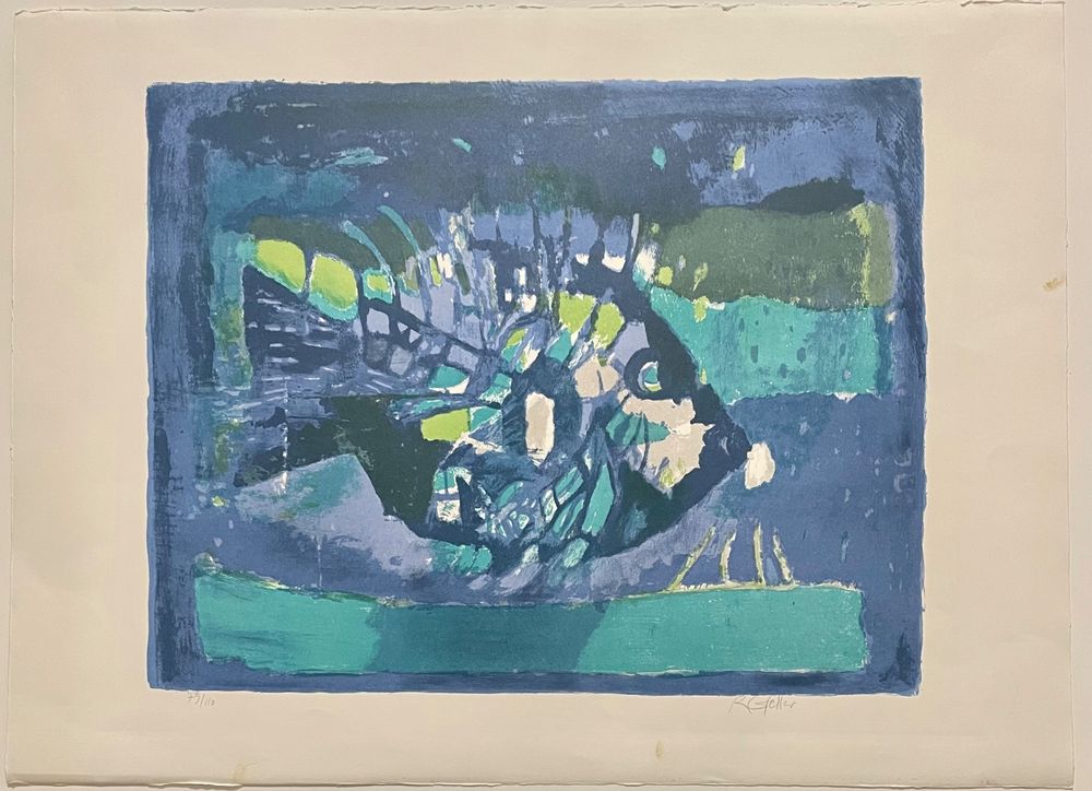 Rolf GFELLER (1926) Lithografie Handsigniert nummeriert | Kaufen auf Ricardo