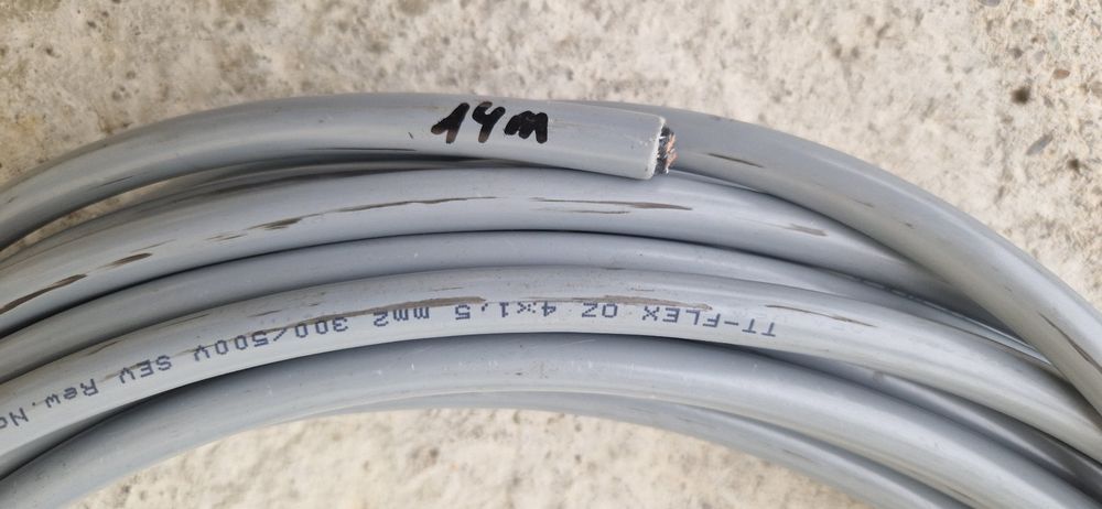 14 m de câble TT-Flex 4 x 1.5 mm2 - neuf (Neuf avec emballage d'origine ...