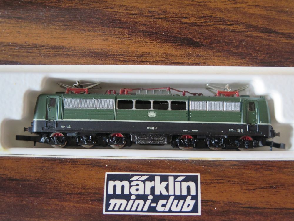 Märklin miniclub Güterzuglok BR 151 grün Spur Z / 8857 (Gebraucht) in Bubikon für CHF 91 – mit ...