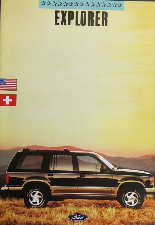 Prospekt Ford Explorer 1991 inkl. Preisliste ( CH ) ! (Neu (gemäss ...