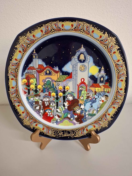 Wunderschöner Porzellanteller Wandteller (Neu (gemäss Beschreibung)) in ...