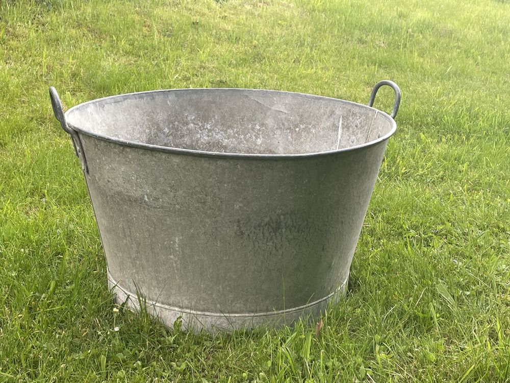 Ancienne lessiveuse / bassine zinc (D'occasion) à Chambesy pour CHF 35 ...