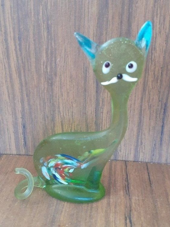 Glasfigur Glastier Sammelfigur Katze (Gebraucht) in Mörschwil für CHF ...