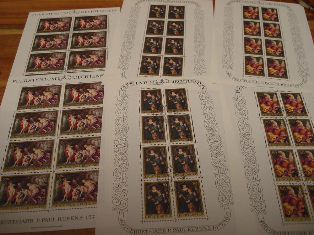 Liechtenstein Bogensatz Rubens 1977, ** und ET-o | Kaufen auf Ricardo