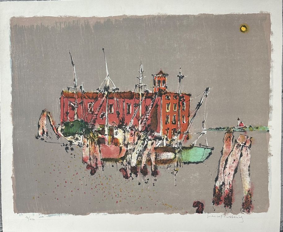 Marco Richterich (1929-1997) Grosse Litho Handsig (Gebraucht) in Root für CHF 19 – nur Abholung ...