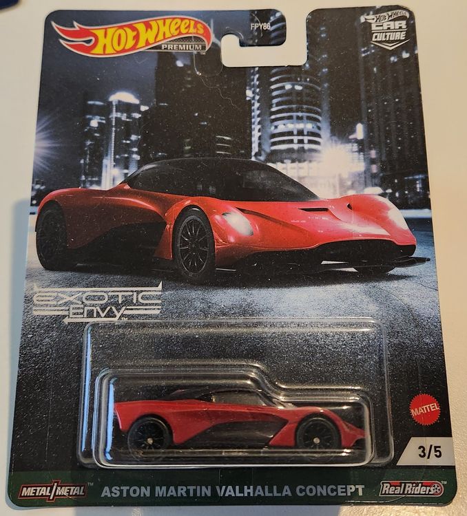 HOT WHEELS REAL RIDERS ASTON MARTIN VALHALLA CONCEPT (Neu und ...