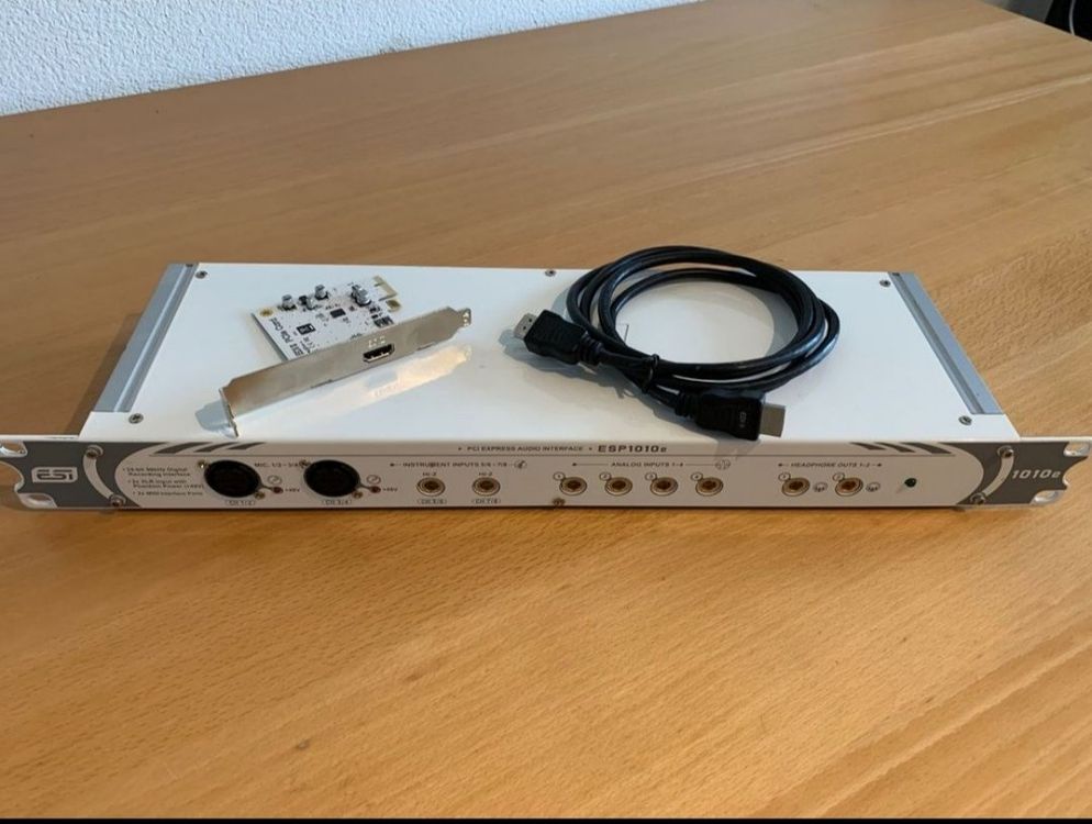 Audio Interface 192KHz - ESI ESP 1010e (Gebraucht) in Schönenberg ZH für CHF 50 – mit Lieferung ...