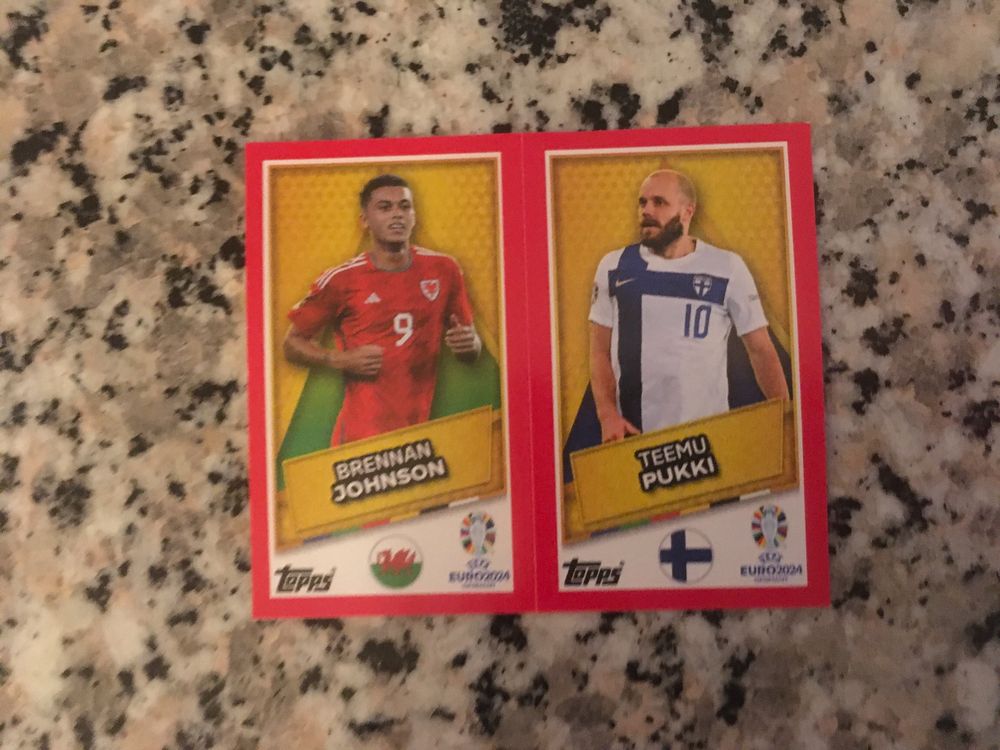 Euro 2024 Uefa Nr. FIN SP - WAL SP (Neu und originalverpackt) in ...