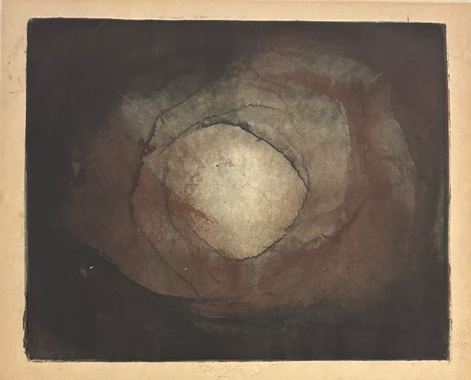 70.er Jahre Moderne Holzsnitt Unl.Sig (Gebraucht) in Root für CHF 5 – mit Lieferung auf Ricardo ...