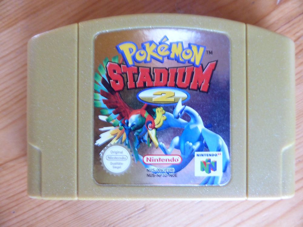Nintendo 64 Pokémon Stadium / Gold Pokémon Stadium 2 Gold (Gebraucht ...