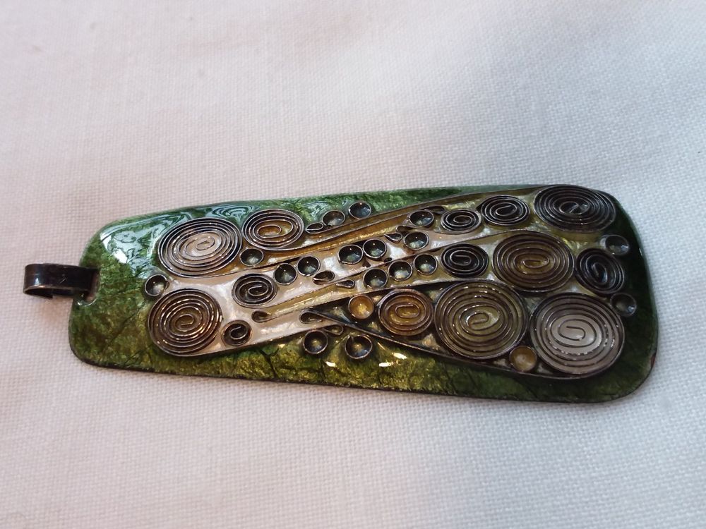 Vintage 70er Jahre Email auf Kupfer Anhänger (Gebraucht) in Zürich für ...