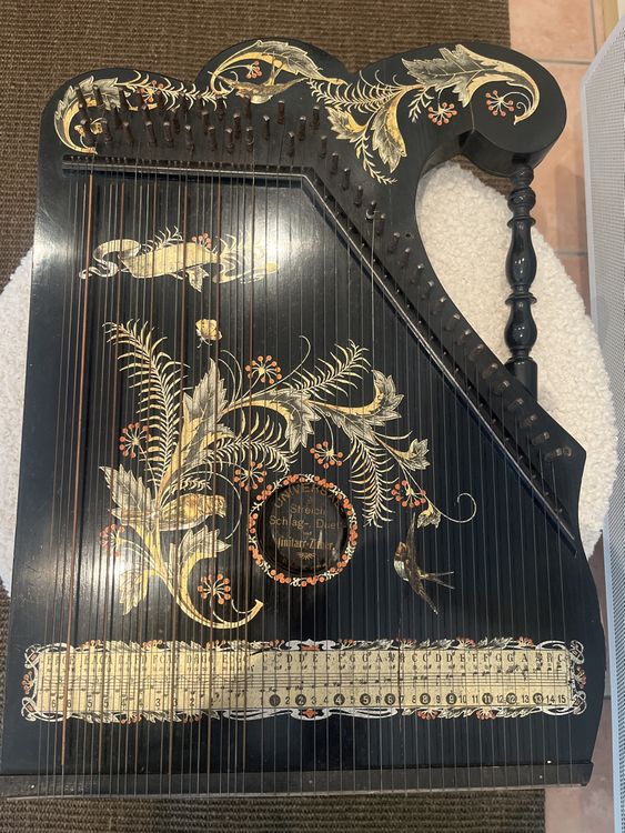 Cithare Zither Universelle, début XXe siècle, avec boîte (D'occasion) à ...
