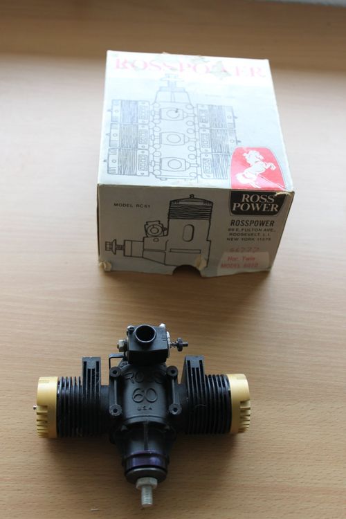 Modellmotor Ross Power 60 Twin Model 6010 | Kaufen auf Ricardo