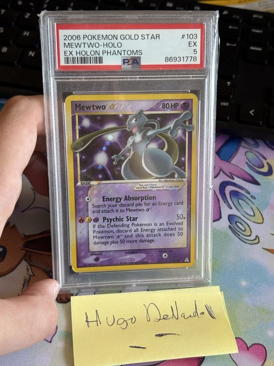 Mewtwo Gold star PSA 5 (Neuf (Voir description)) à Puplinge pour CHF ...