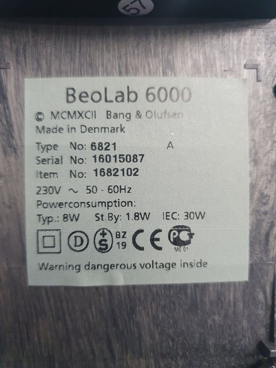 Beo Lab 6000 Lautsprecher-Boxen | Kaufen auf Ricardo