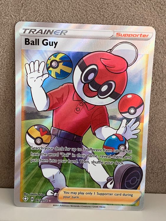 Ball Guy Trainer ENG Shining Fates Pokemon 065/072 | Kaufen auf Ricardo